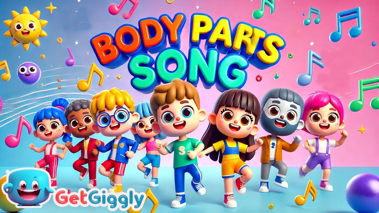 Body Parts Song for Kids| Dance, Sing & Learn!| GetGiggly Nursery ...