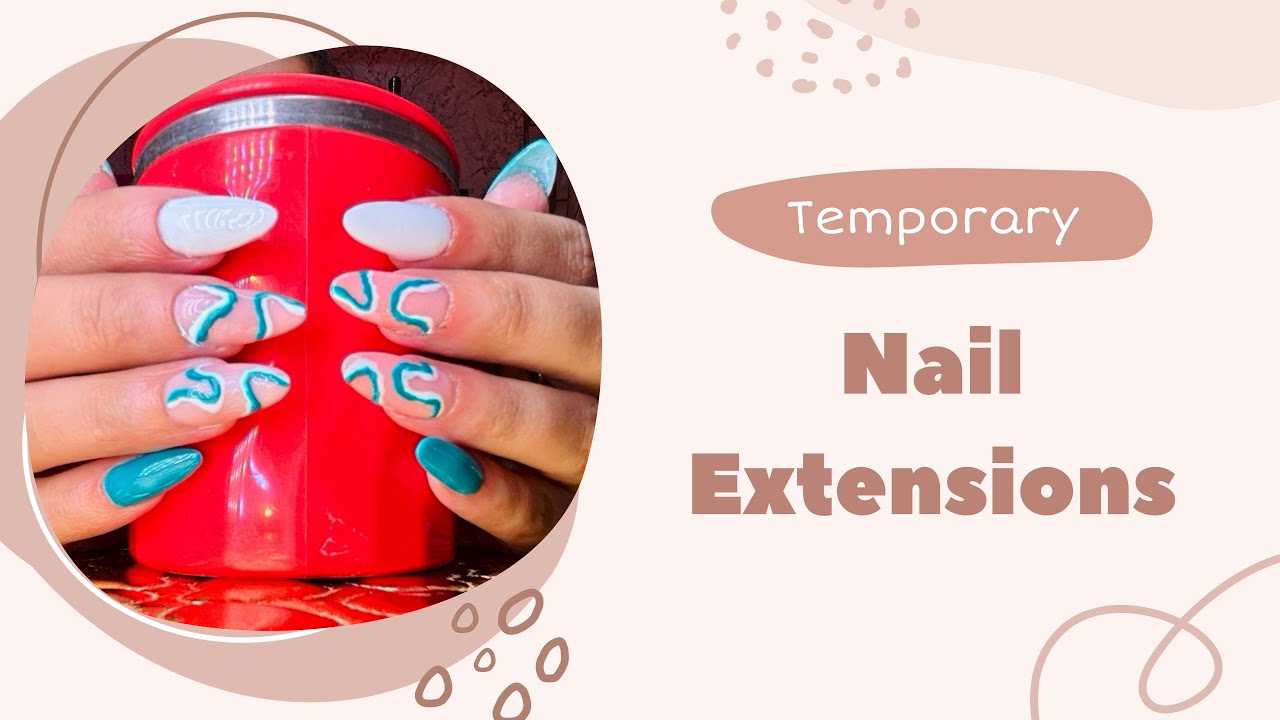 Easy How to Apply Temporary Nail Extensions at Home | Step-by-Step ...