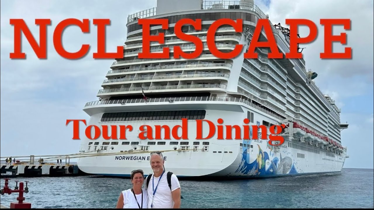 NCL ESCAPE walking tour and Dining options. - YouTube