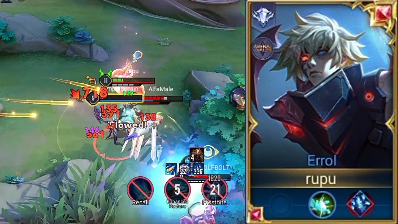 AoV : ERROL PRO GAMEPLAY | PRO BUILD | - ARENA OF VALOR - YouTube