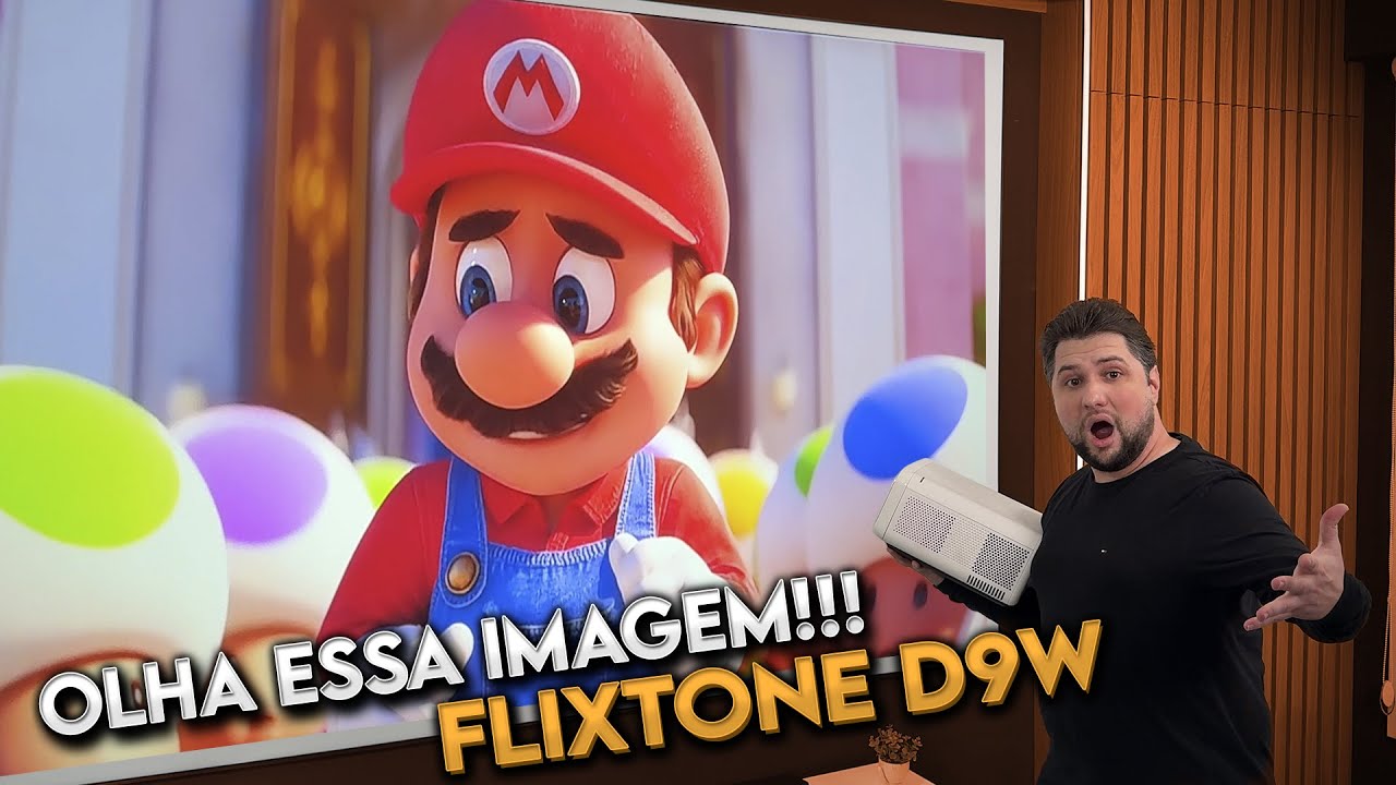 FlixTone D9W Ultra - Projetor com MUITO BRILHO e ESTOQUE NO BRASIL ...