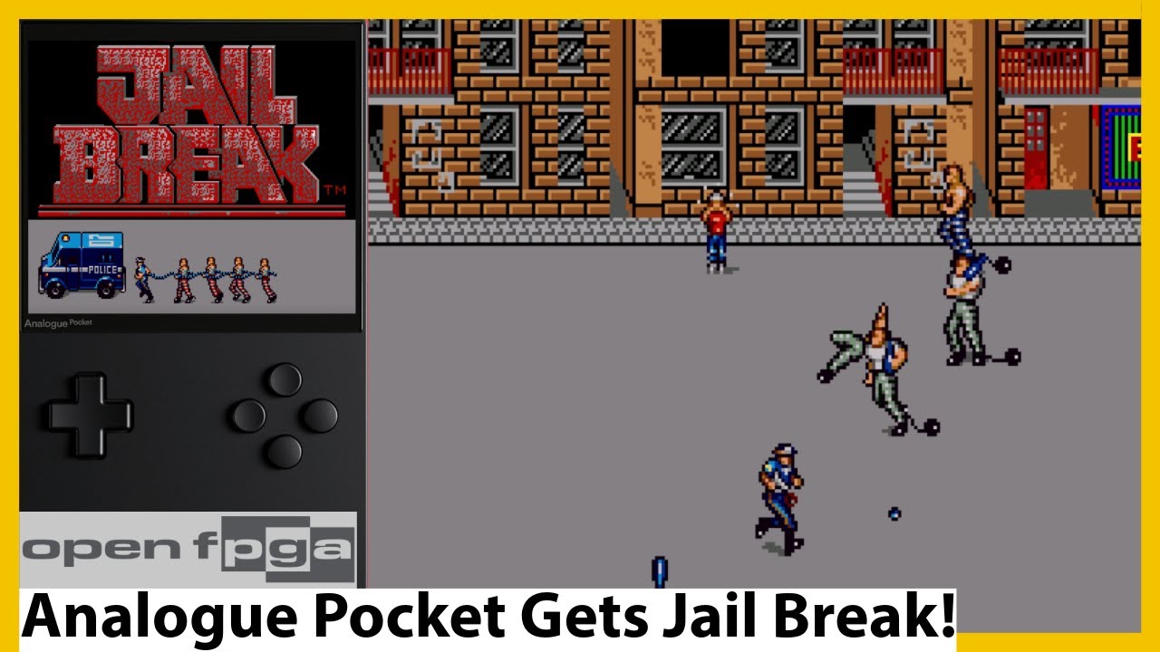 Analogue Pocket Gets a Jail Break Arcade Core! Konami's Mid 80s Arcade ...