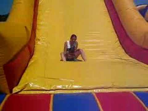 Noelli on slide at Del Mar