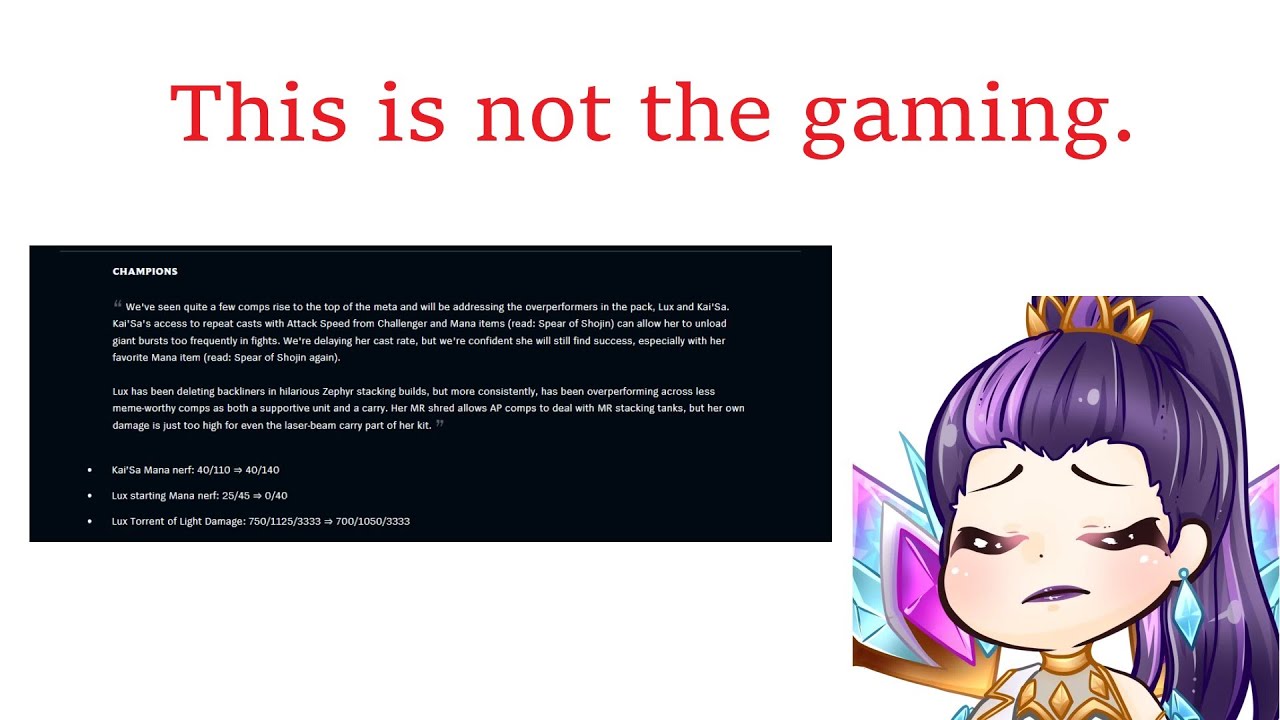 What they did to Kai'sa is an example of modern day injustice. - YouTube