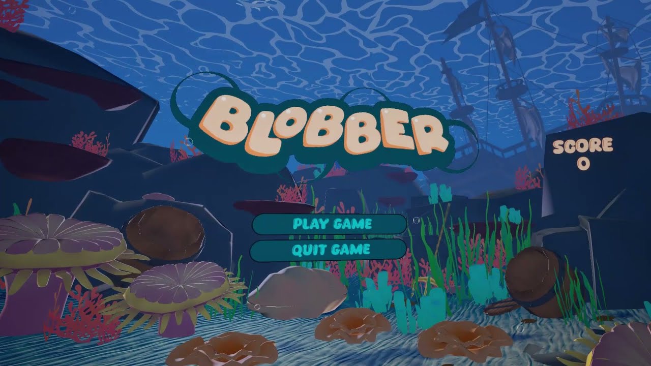 Protecting my undersea garden! Blobber - PC VR shooter game - YouTube