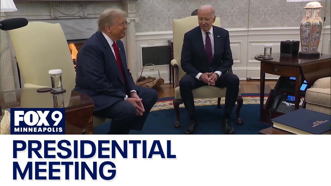 Donald Trump meets with Joe Biden at White House - YouTube