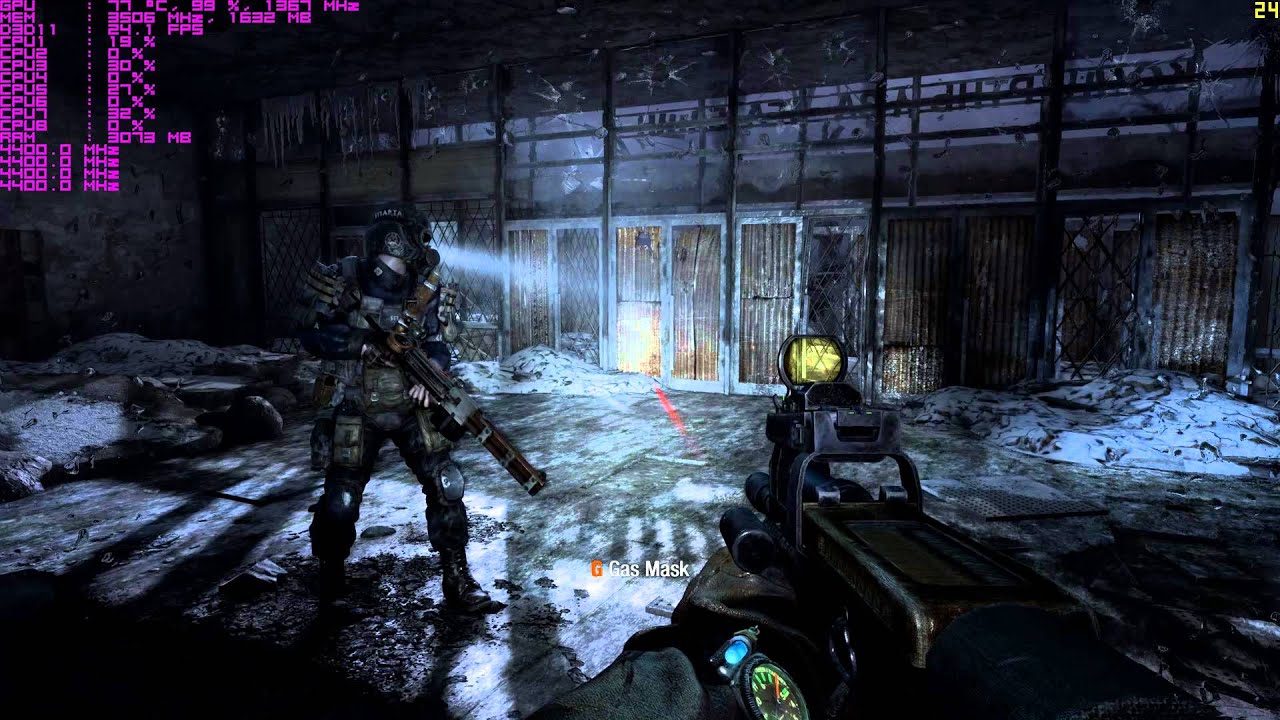 Metro 2033 Redux Ultra Setting 1080p i7 4790k + GTX 970 - YouTube