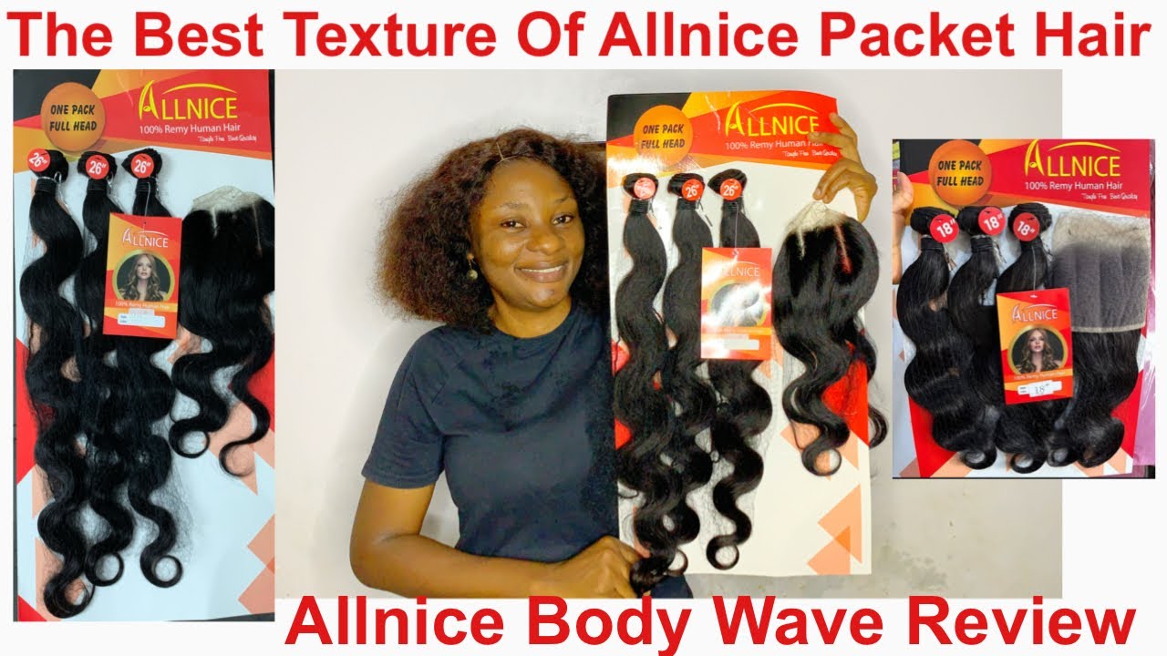 Allnice Body Wave Packet Human Hair Review|This Is The Best Texture Of ...