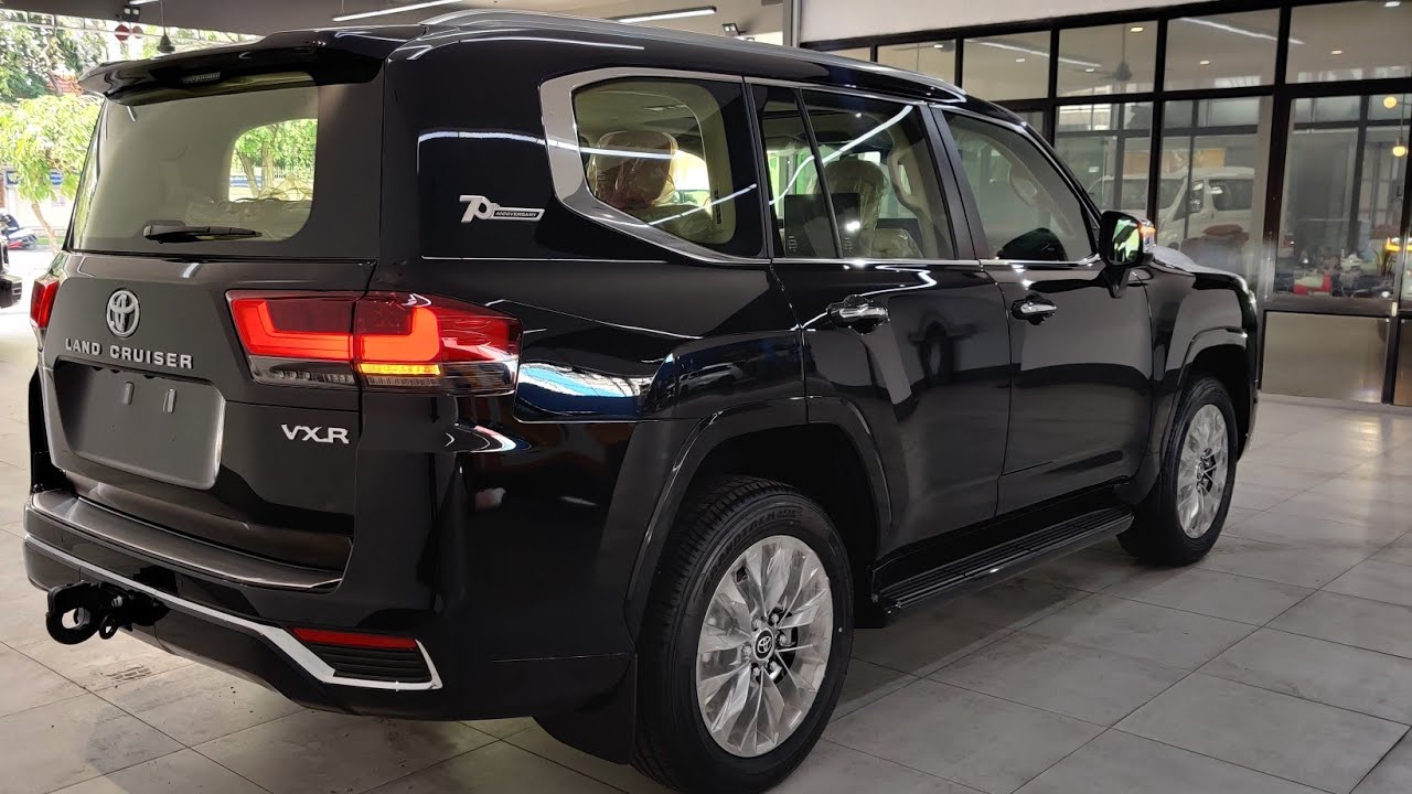 2022 Toyota Land Cruiser 300 VX R 70th Black Color Exterior And