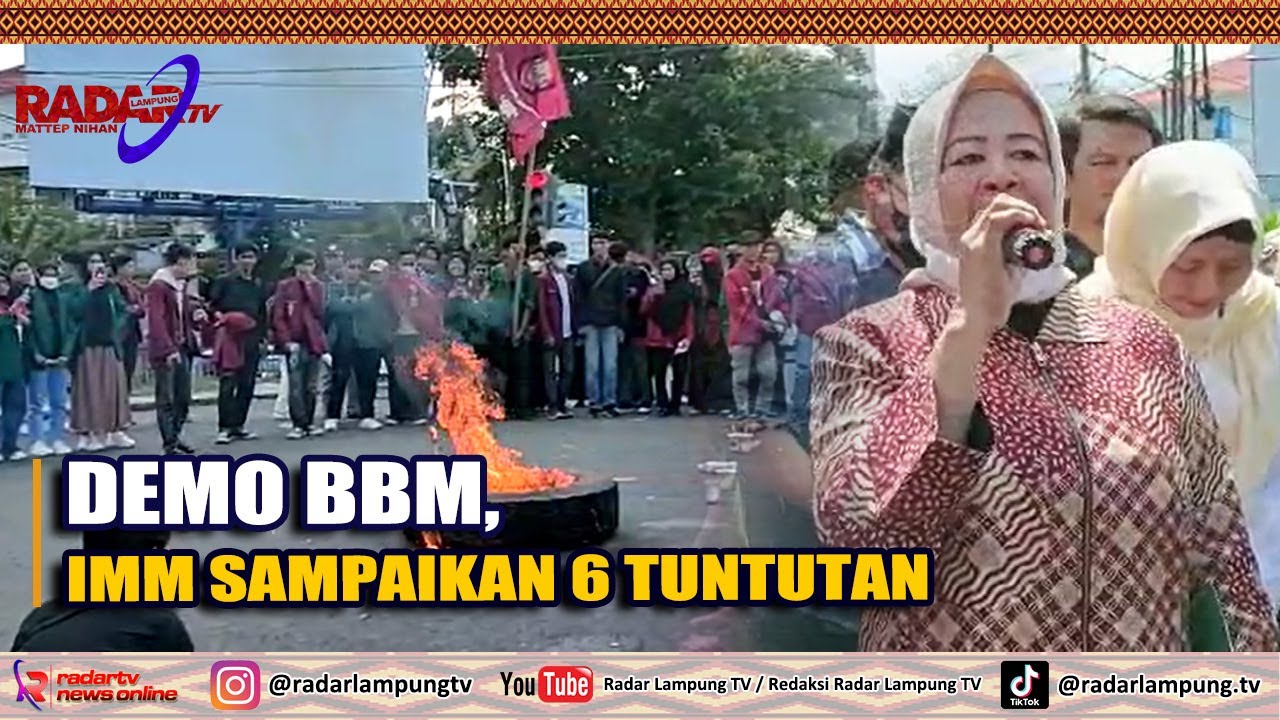Demo BBM, IMM Sampaikan 6 Tuntutan - YouTube