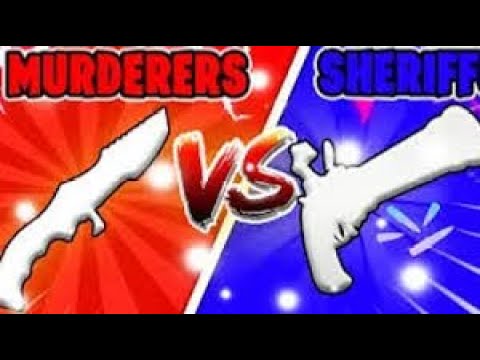 I play Murderers VS Sheriffs Duels roblox - YouTube