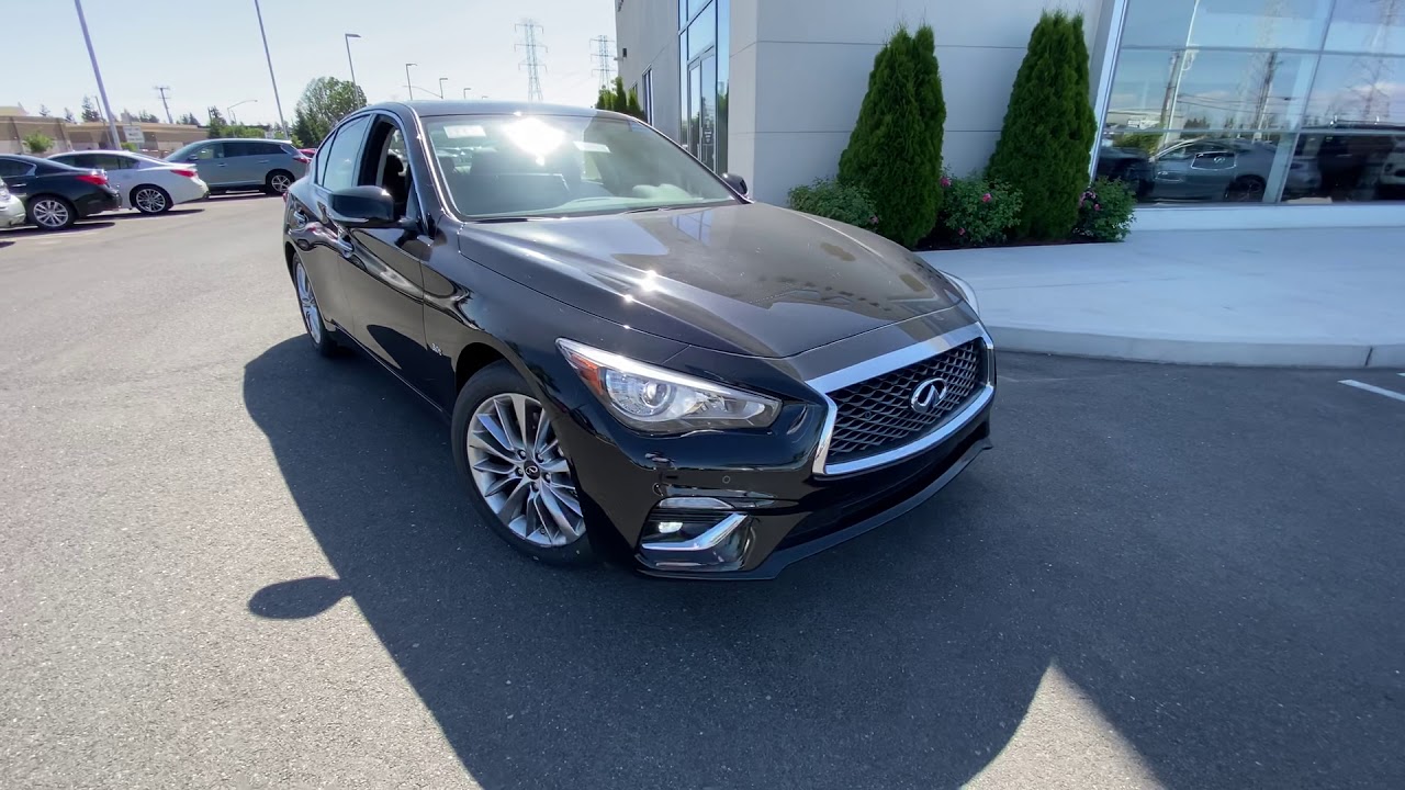 2020 INFINITI Q50 Luxe RWD Introduction (IN9133) - YouTube