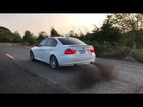 2010 BMW 335D Diesel Smoke Burn Out - YouTube