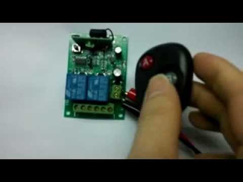 DC12V 2CH Switch - Adding a remote, and changing control type - YouTube