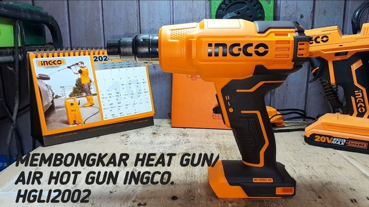 membongkar INGCO AIR HOT GUN HGLI2002 - YouTube