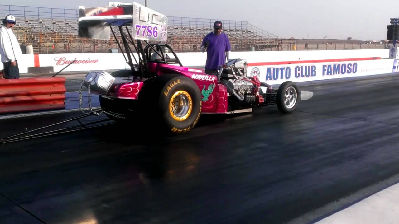 Rodney Flournoy runs to renew license. (Godzilla Race Car) - YouTube