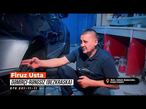 Bezkraska (Rəngsiz Dəmirçi) işləri ilə bağlı Firuz ustanın gördüyü işlər