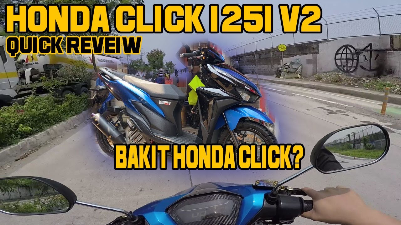 HONDA CLICK v2 125I Quick Review - YouTube