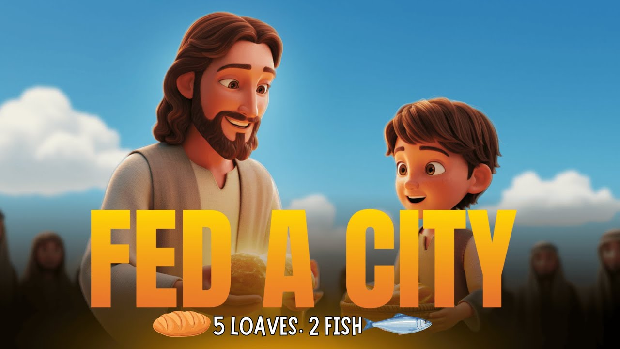 The Boy Gave His Lunch… and Jesus Fed a City | Animated Bible Story ...