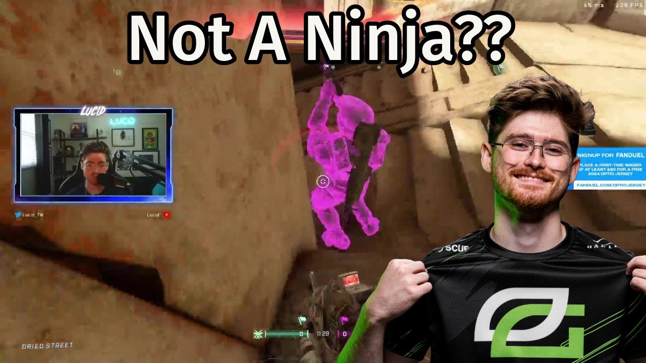 OpTic Lucid Was Not Sure About This NINJA In Halo Infinite!! - YouTube