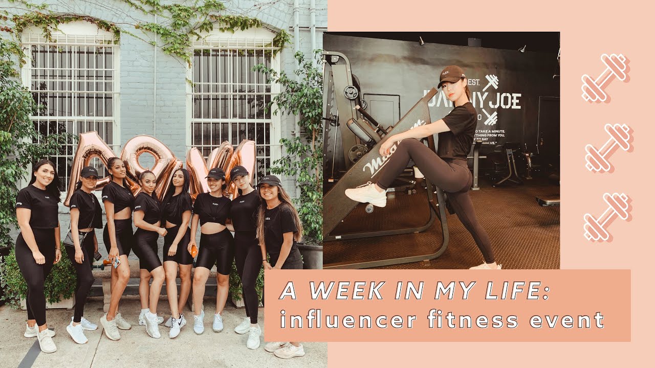 A WEEK IN MY LIFE: Influencer fitness event, Workouts with celebrity ...