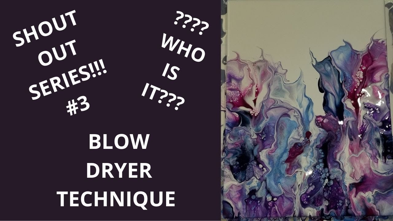 #48 SHOUT OUT SERIES #3, Creative Acrylic Fluid Art-Abstract Art-Split ...