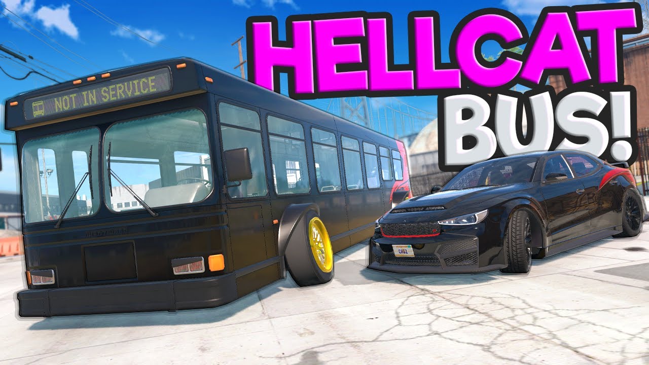 Hellcat Bus Mod is Awesome for Police Chases in BeamNG Drive Mods ...