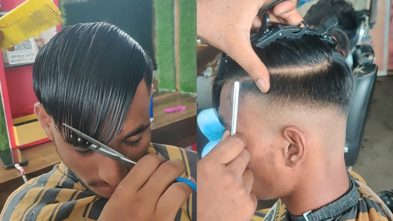 Haircut For New Barber / How To Cut a Mid Fade Haircut Easily - YouTube