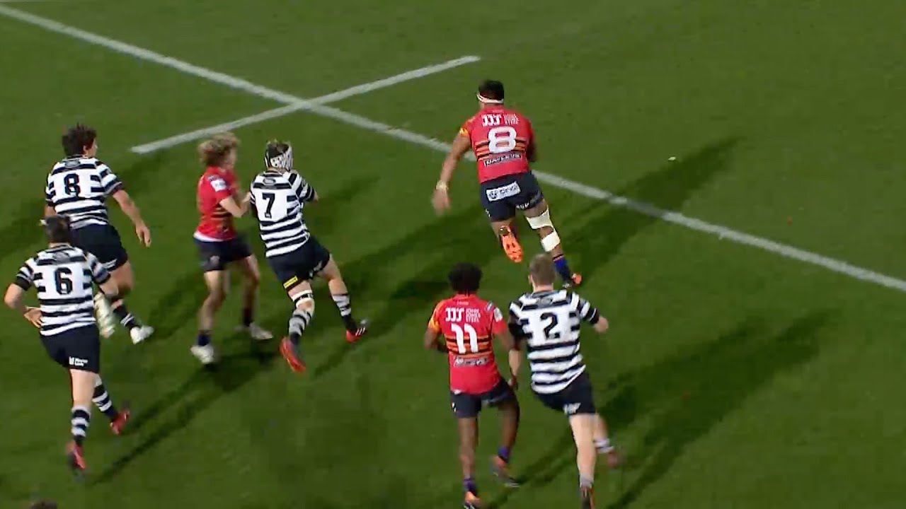 When a Number 8 goes rogue in rugby - YouTube