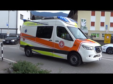 Mercedes sprinter Weiss Kreuz Bruneck einsatz Mercedes sprinter croce bianca Brunico in emergenza