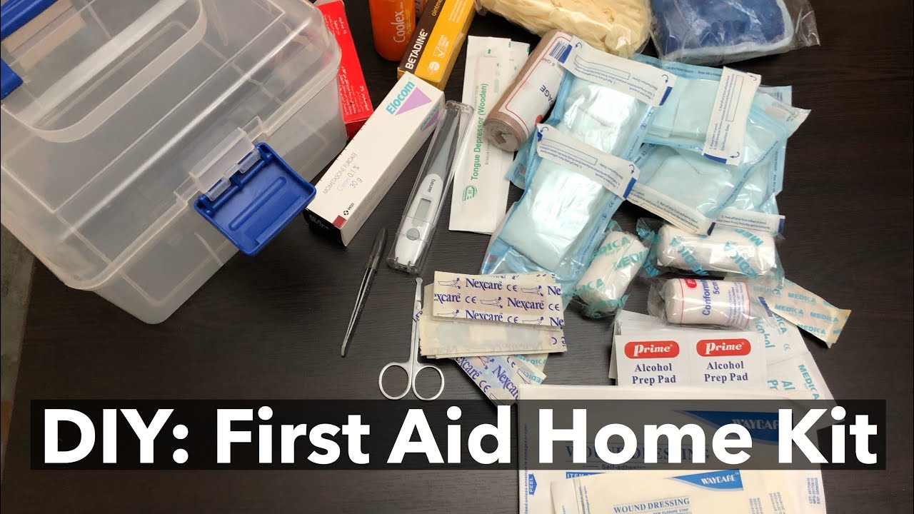DIY: First Aid Home Kit - YouTube