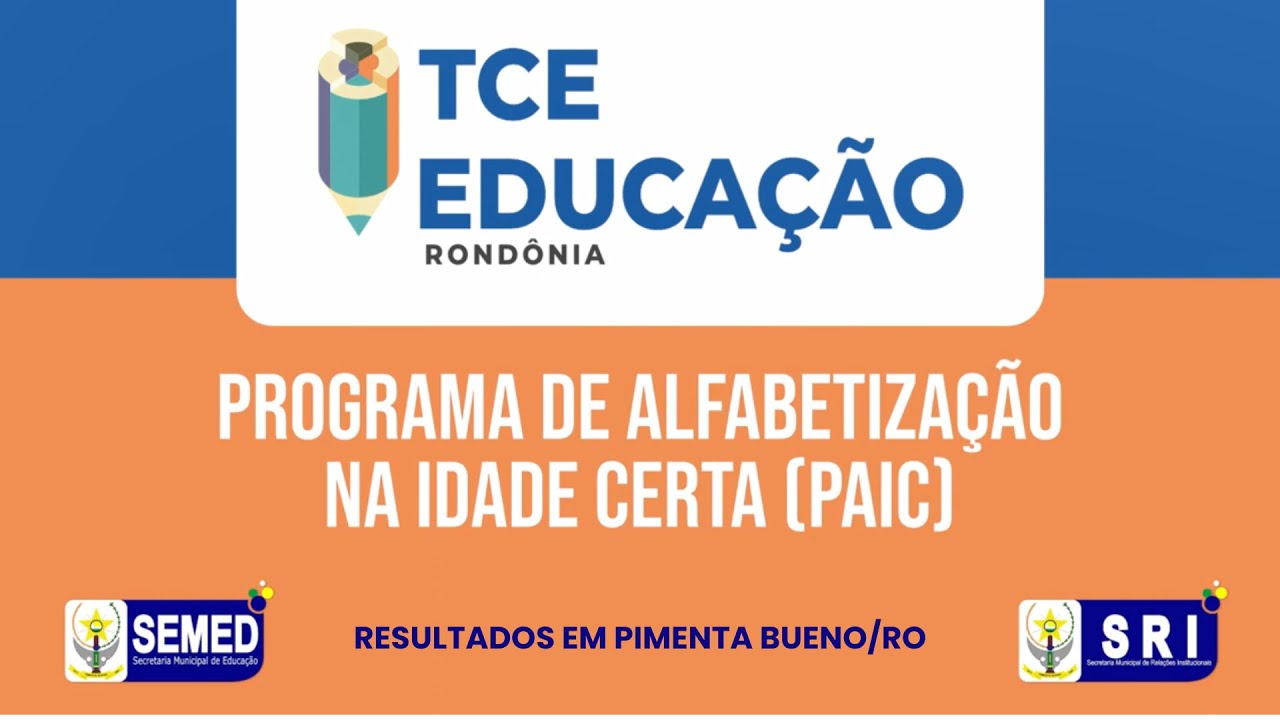 Resultados do Programa PAIC em Pimenta Bueno/RO - YouTube