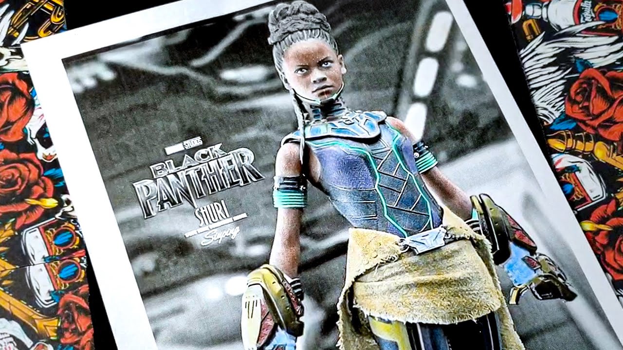 Watch me Coloring Shuri Poster in Black Panther 2 | Coloring Shuri's ...