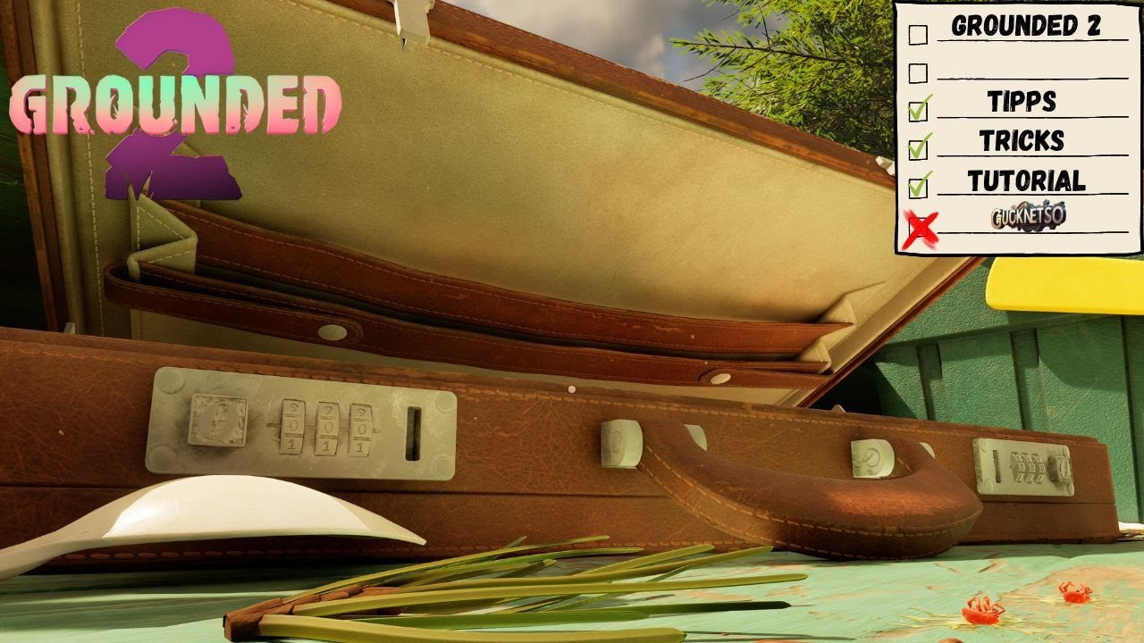 Grounded 2 🐞 Der Aktenkoffer auf dem Picknicktisch und der Code dafür ...