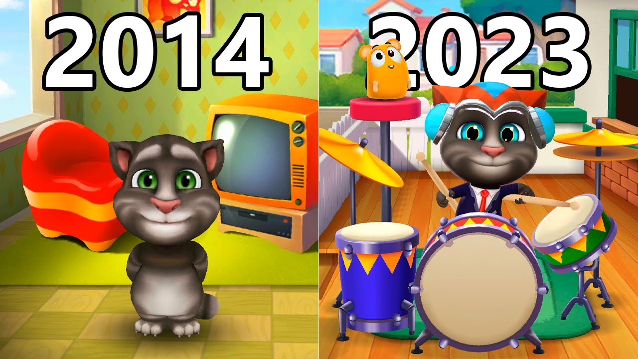EVOLUTION of My TALKING TOM 🐱 Mobile Games 2014-2023 - YouTube