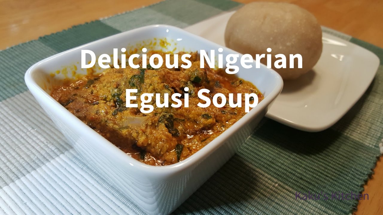 How to make Nigerian Egusi Soup - YouTube