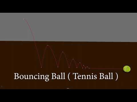 How to make Bouncing Ball animation in MAYA - YouTube