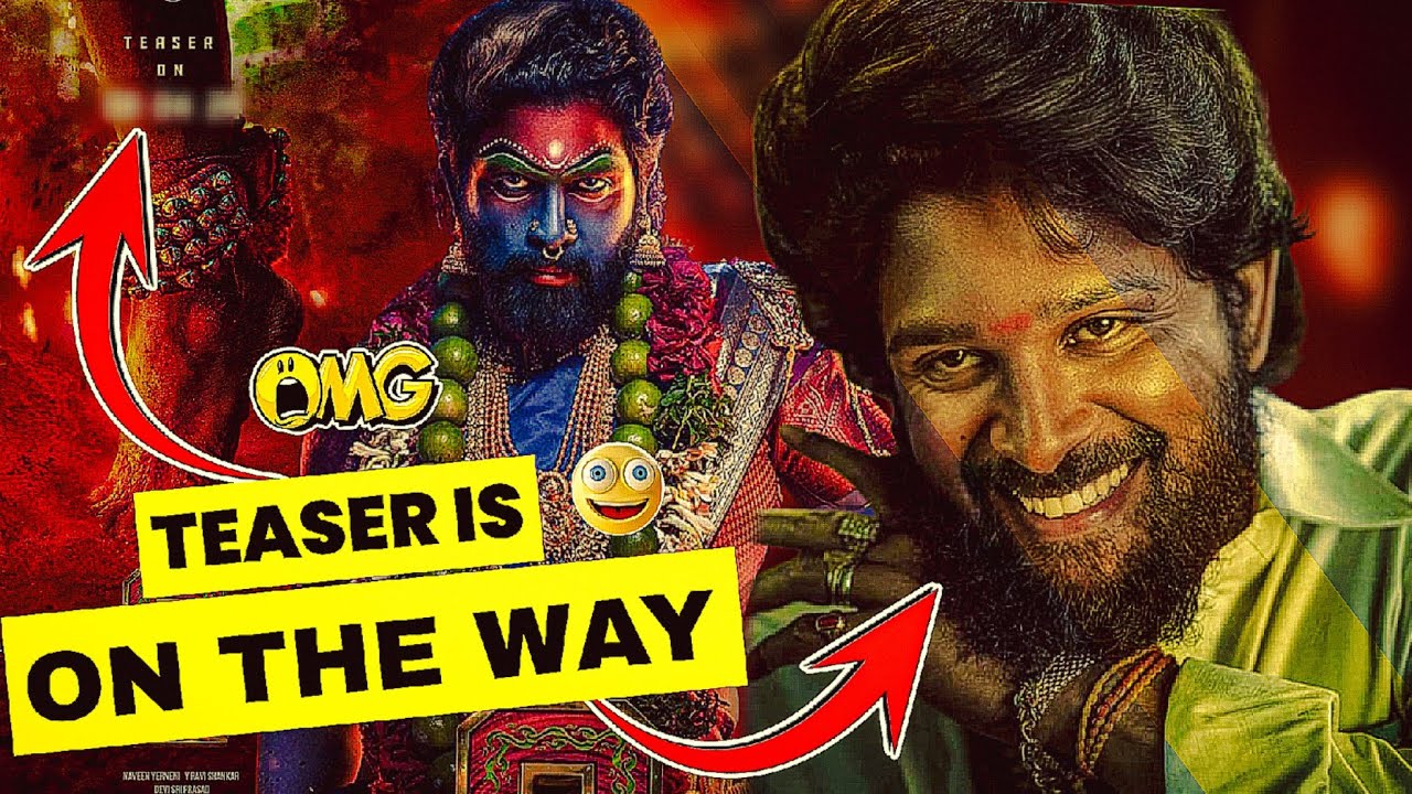 Pushpa 2 Teaser Release Date Announced 😲 !! Pushpa 2 Teaser Update ! Pushpa 2 Update !! Filmy Sk ...