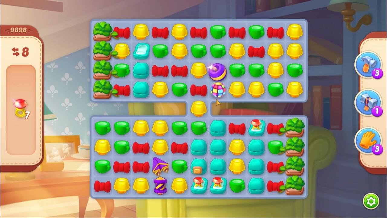 Homescapes Level 9898 No Boosters Gameplay - YouTube