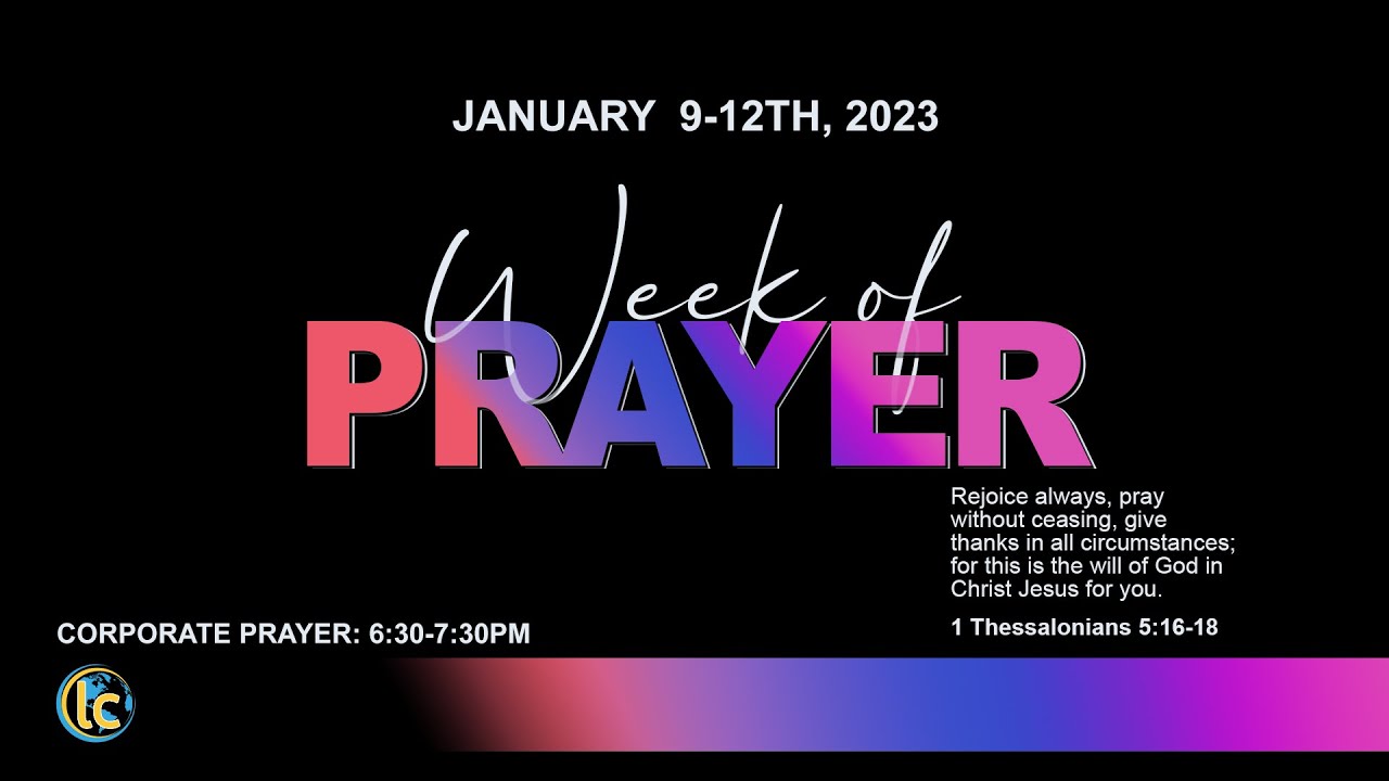 Week of Prayer - YouTube