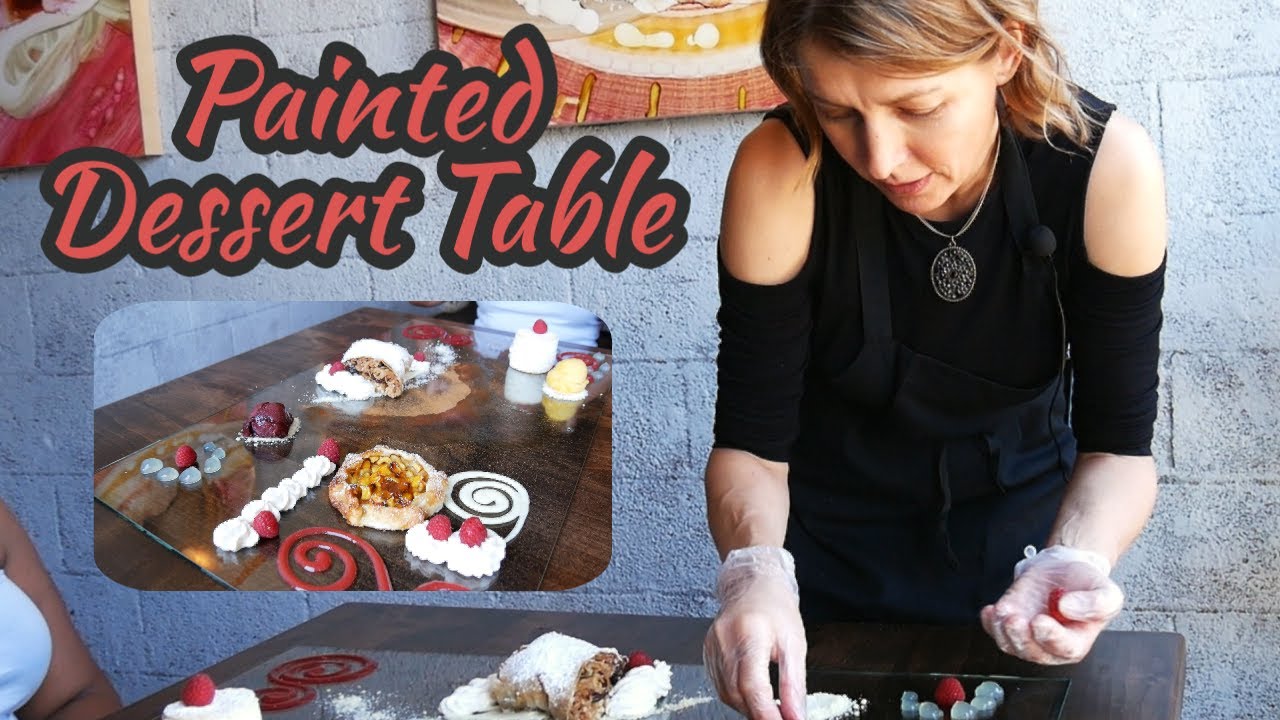 Experiencing an Interactive Painted Dessert Table - YouTube