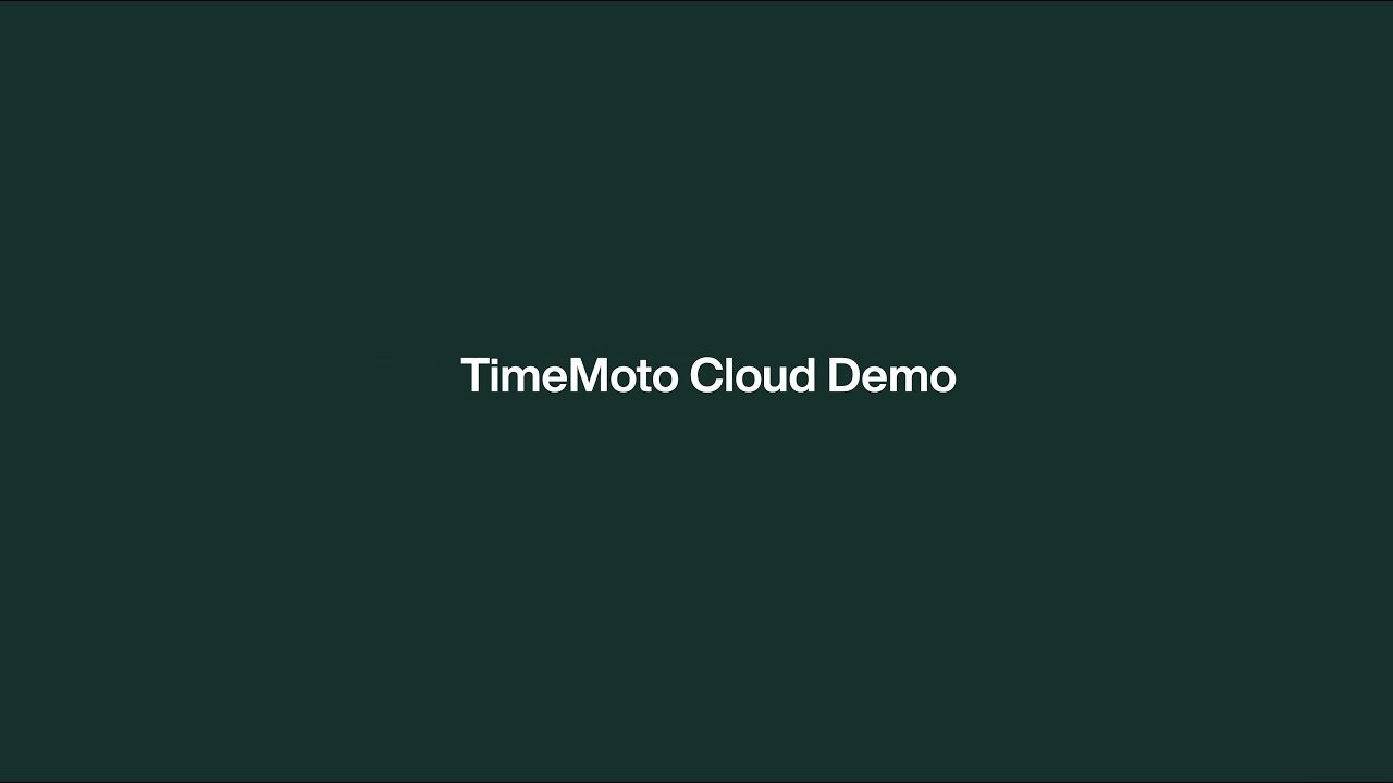 TimeMoto Cloud Demo Video - YouTube