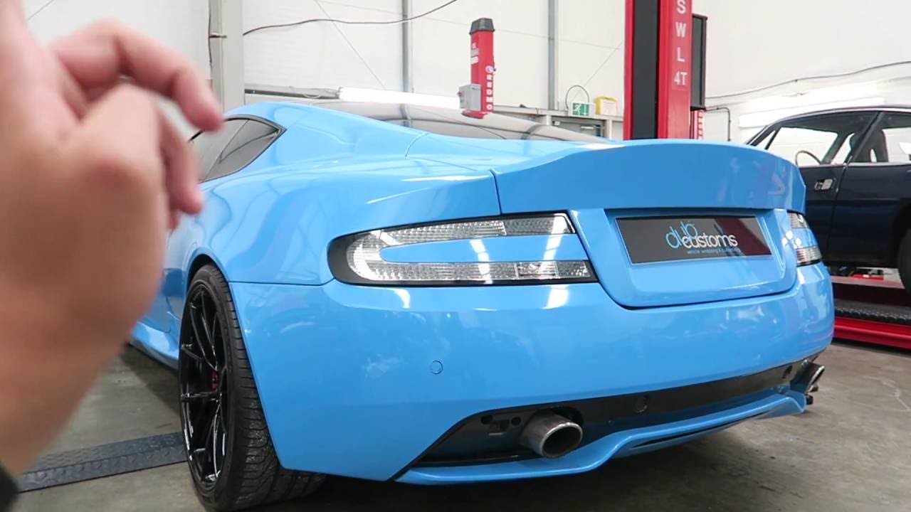 Custom Aston Martin DB9 by Dub Customs - YouTube