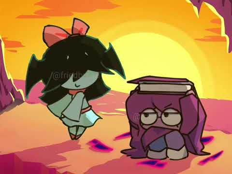 aqua does knife things || Deltarune Chapter 5 Animation