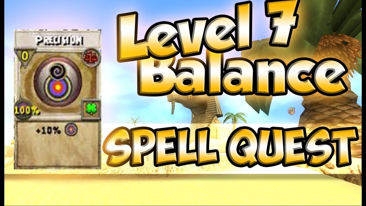 Wizard101: - Level 7 Balance Spell Quest - - YouTube