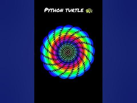 Python turtle amazing spiral #pythonturtle #shorts #ytshorts #programming #codingstatus - YouTube