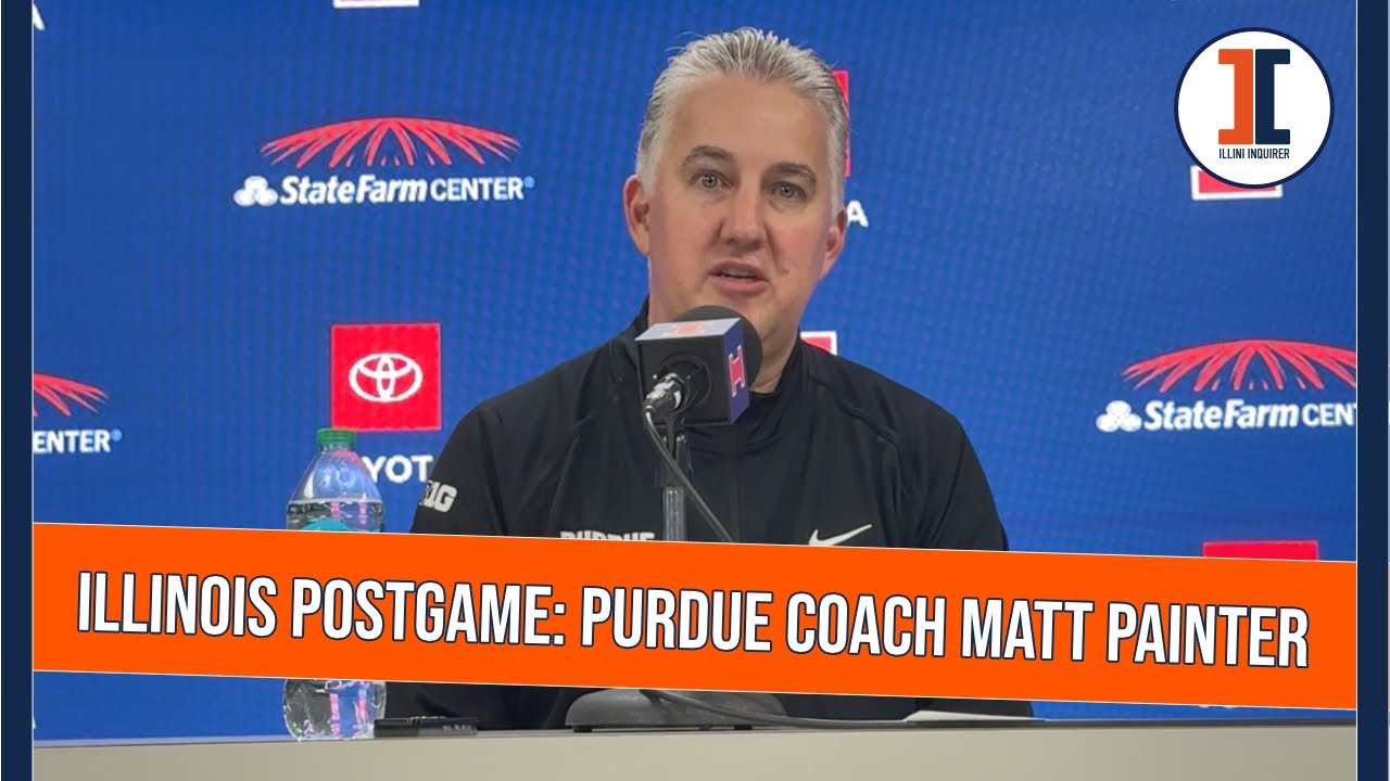 Illinois postgame: Purdue coach Matt Painter press conference - YouTube