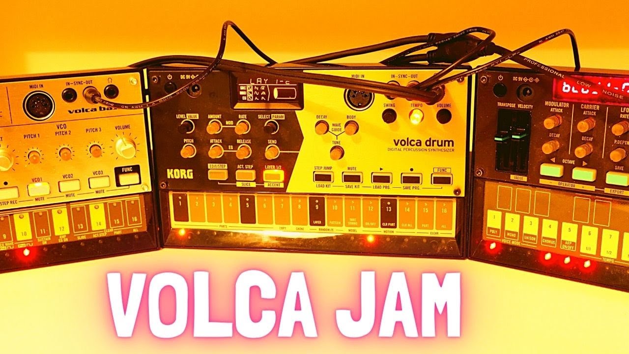 Volca Trio Jam feat. Volca Bass, Drum & the FM || The Joy - YouTube