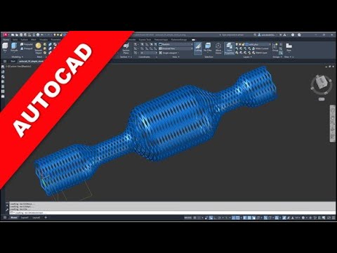 Einfacher Stent - Simple Stent - Autocad 2024 Training - Part Design ...