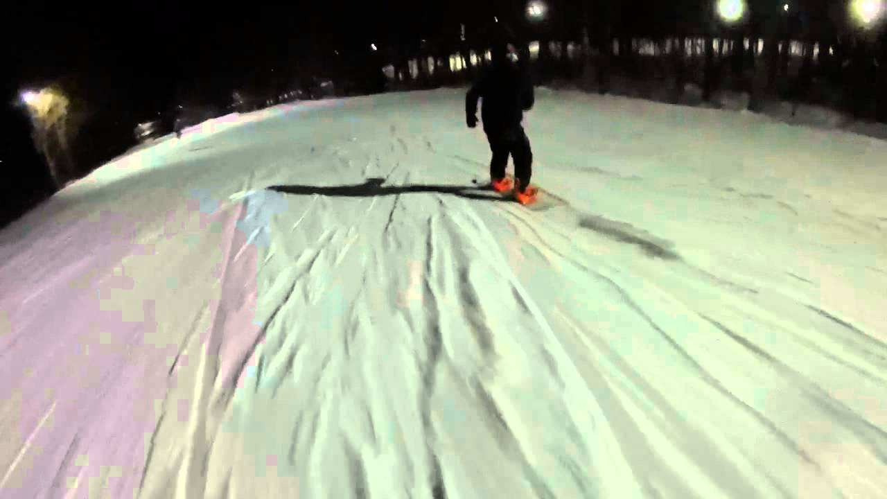 GoPro Snowboarder crashes into Ski Patrol - YouTube